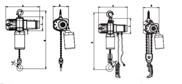 Enhance Industrial Efficiency with the 110V Electric Chain Hoist- KRC