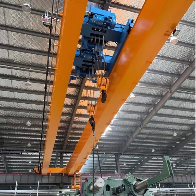 European Style Double Girder Bridge Crane – 80 Tons Capacity - KRC