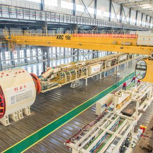 European Style Double Girder Bridge Crane – 80 Tons Capacity - KRC