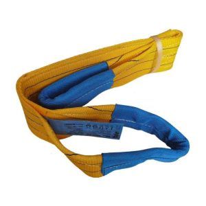 Flat webbing sling,duplex construction,reinforced eyes - KRC