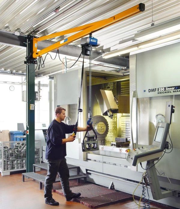 LW Wall Jib Crane: 180° Slew, 7m Arm, 1.0t SWL- KRC