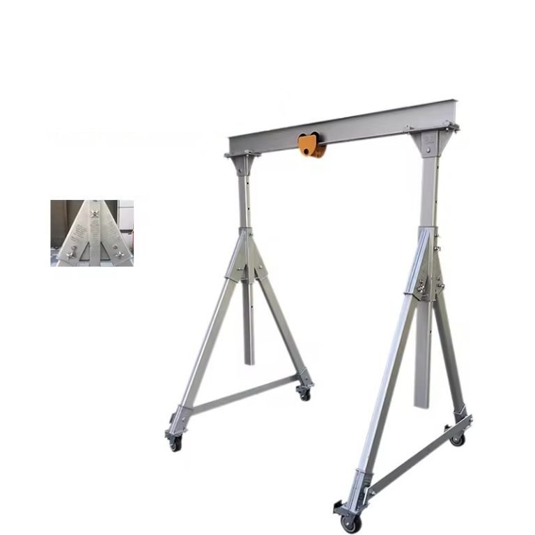 Portable Aluminum Alloy Gantry Crane - 3 Ton Capacity, Adjustable Width & Height- KRC