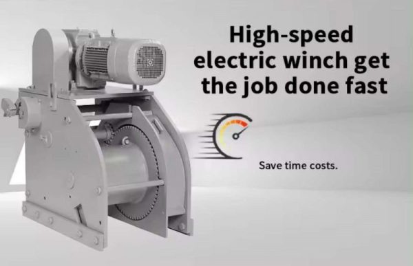 High-Speed Electric Winches for Marine Applications - KRC