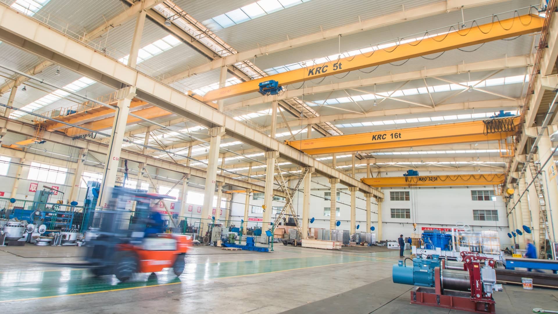 KRC European Single Girder Hoist Crane - Precision Lifting
